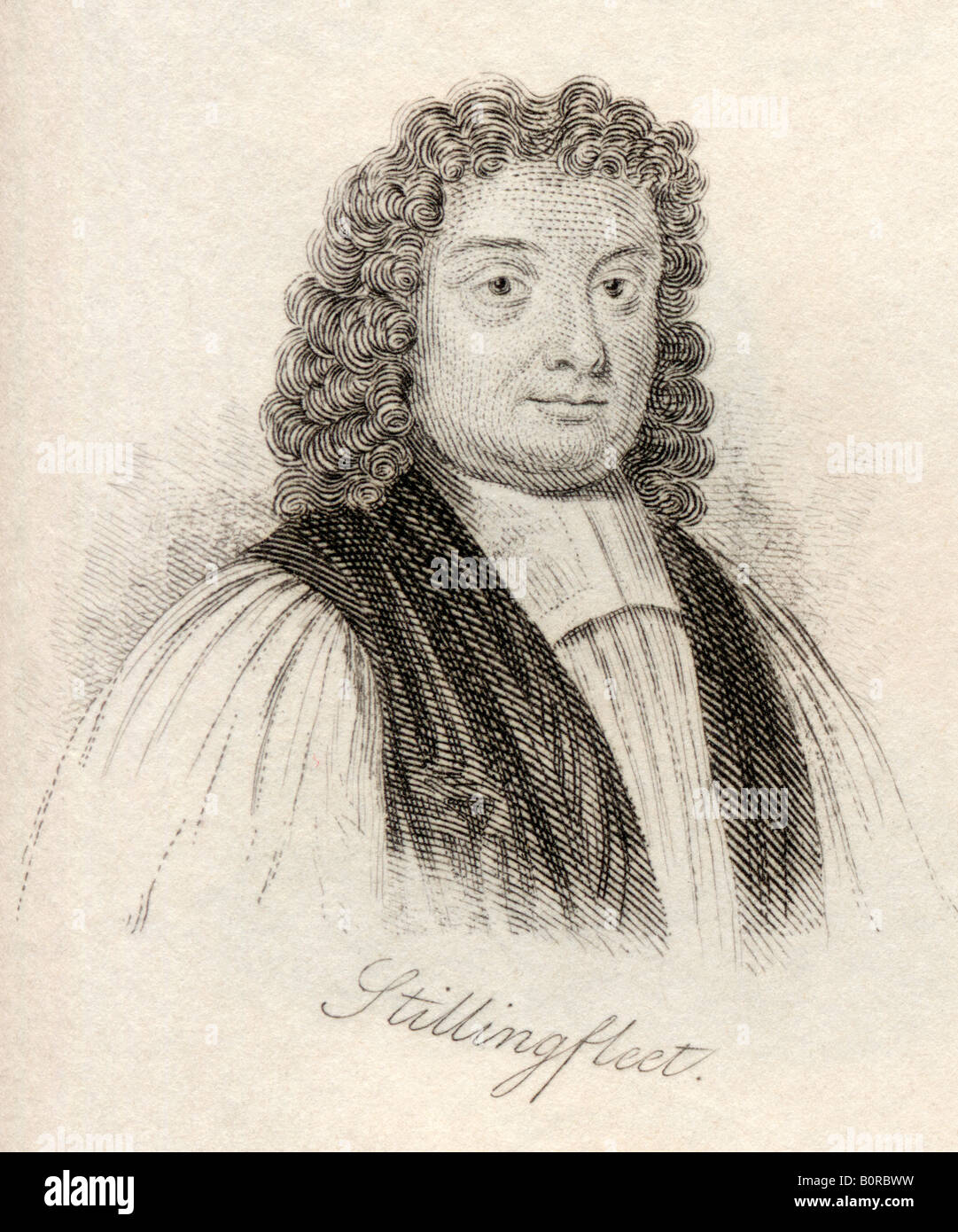 Edward Stillingfleet, 1635 - 1699. British theologian. From the book ...