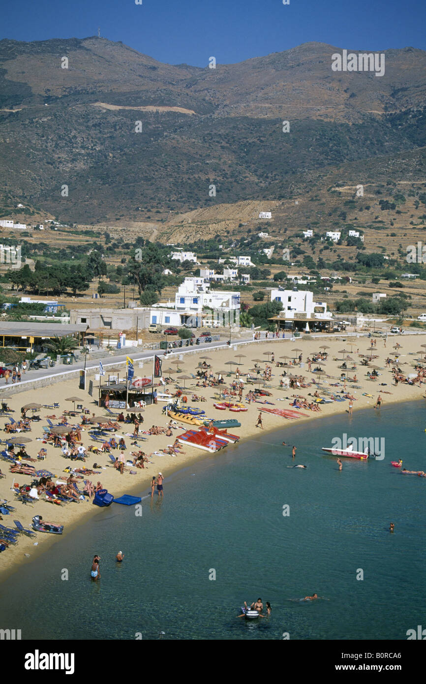 Milopotas Beach, Ios Island, Cyclades, Greece Stock Photo - Alamy