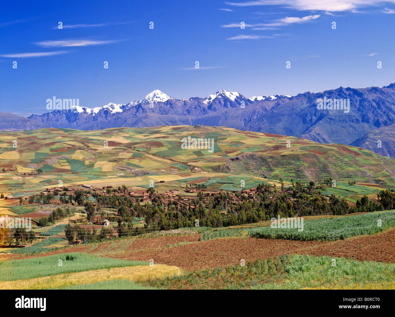mt veronica left and mount medialuna right peasant settlements and ...