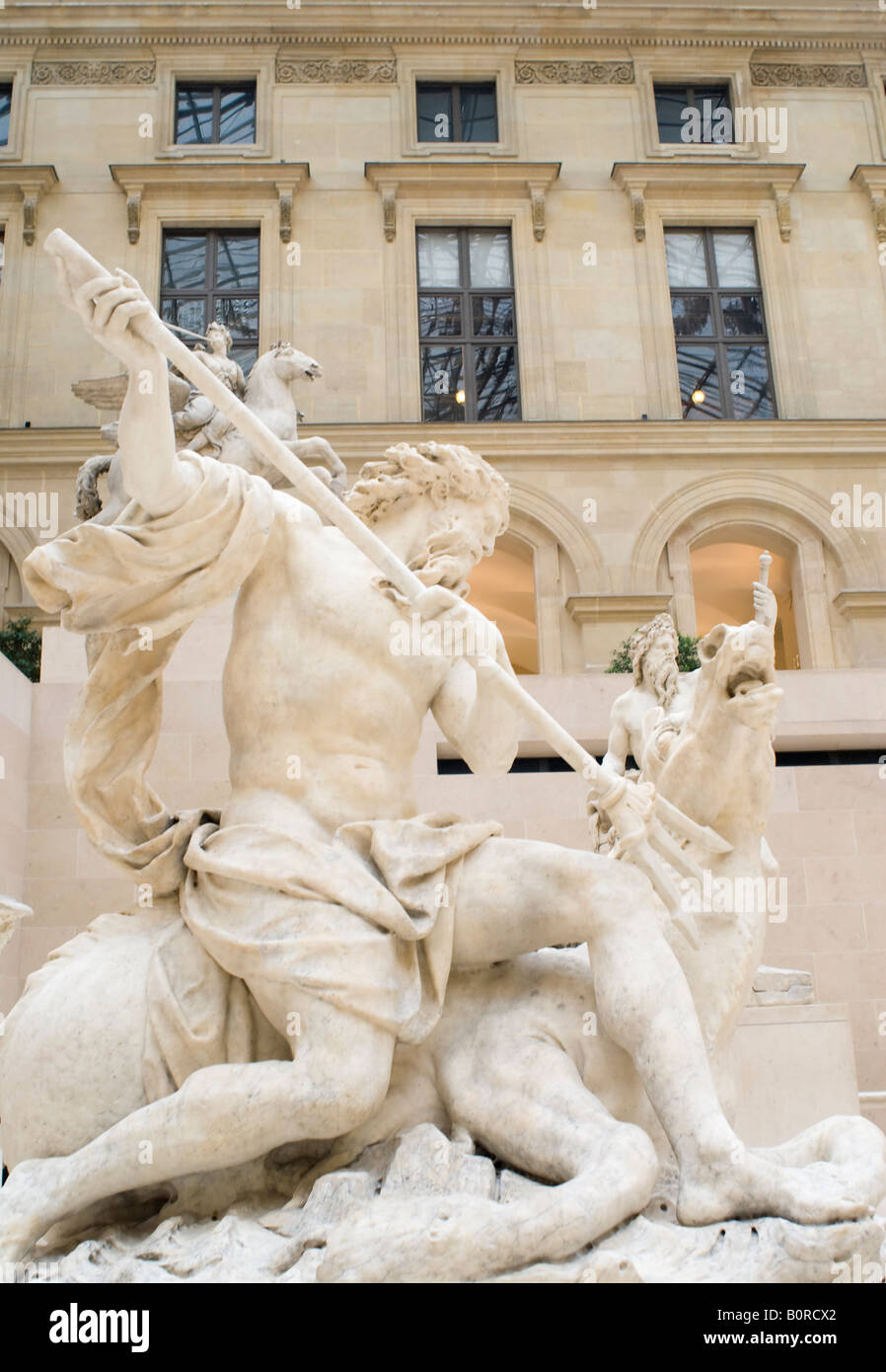 Neptune antoine coysevox marble sculpture hi-res stock photography and ...