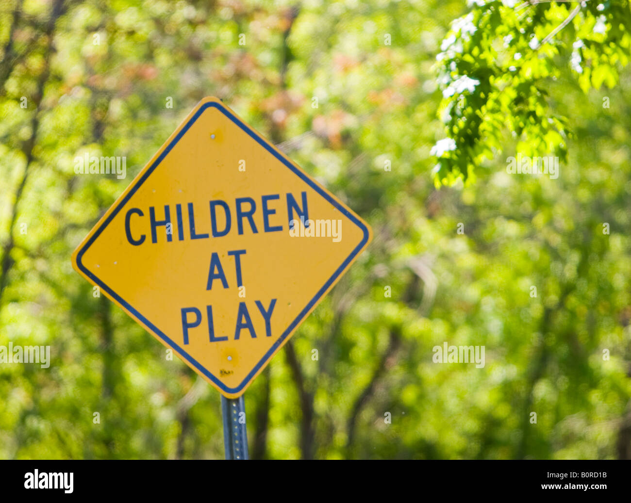 Playground safety sign hi-res stock photography and images - Alamy