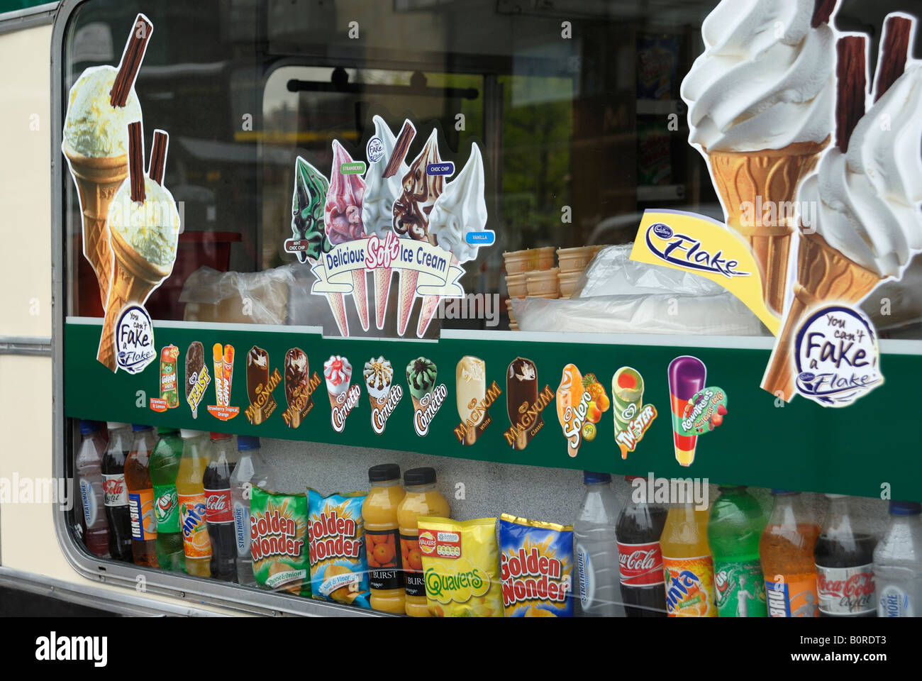 Ice cream van Stock Photo - Alamy