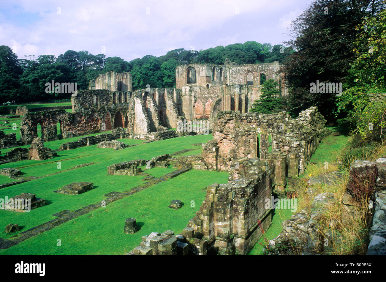 Furness Abbey Cumbria Medieval Cistercian monastic ruins England UK ...