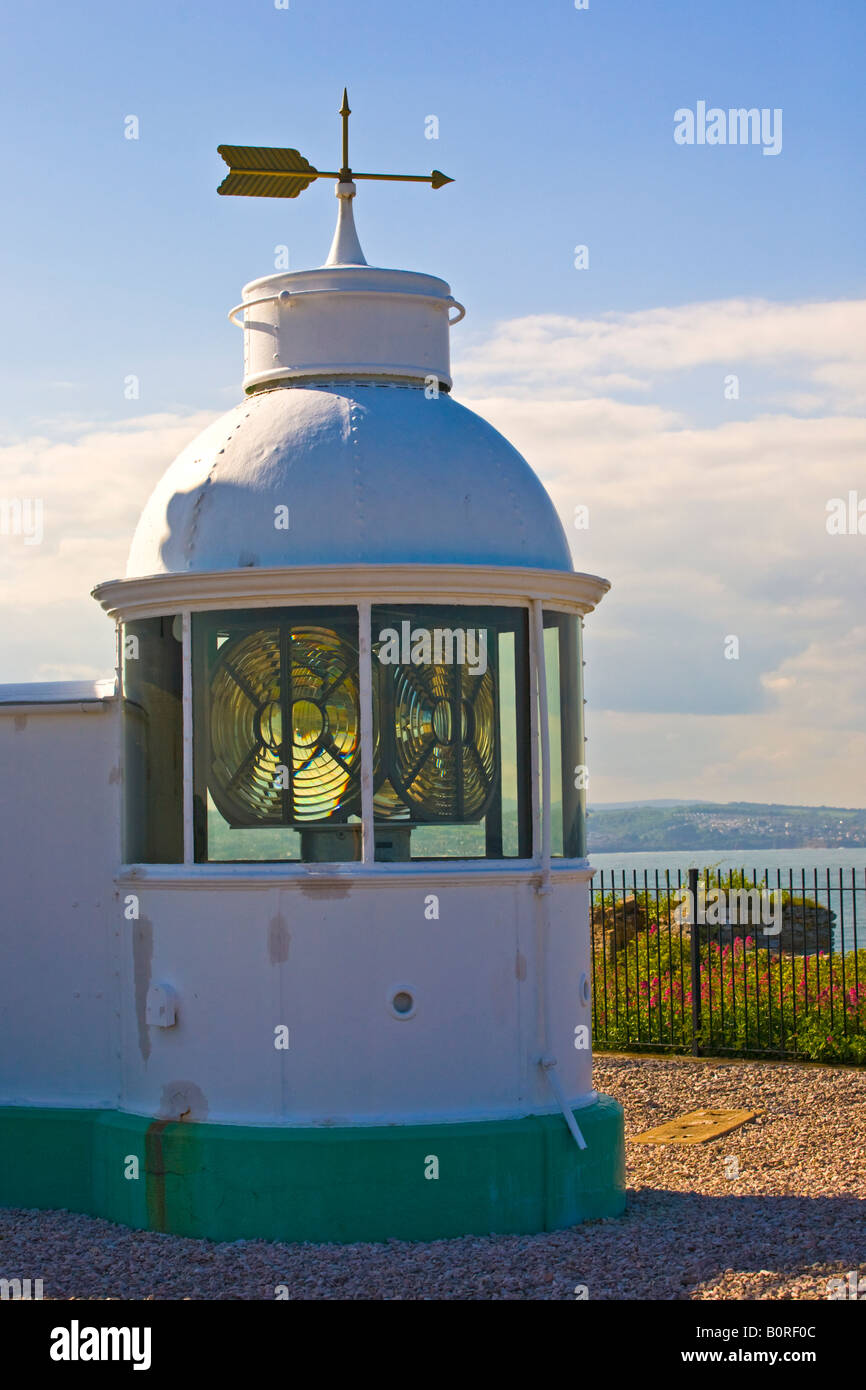 Lighthouse on top of Berry Head Devon UK the smallest yet highest in ...
