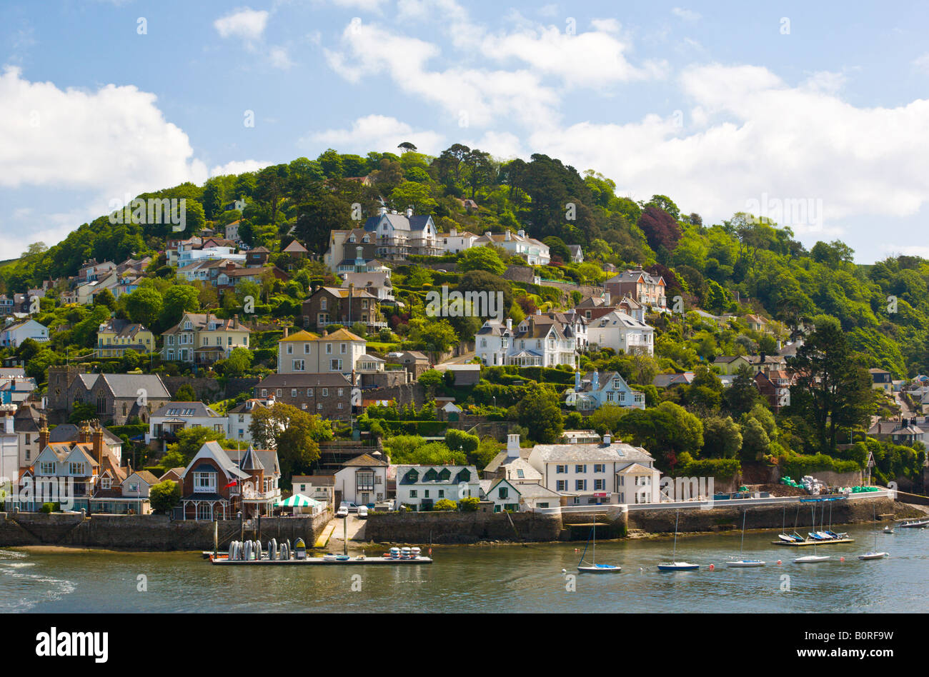The village of Kingswear Devon UK Stock Photo - Alamy