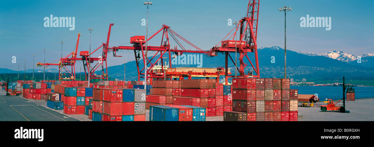 Vancouver container terminal hi-res stock photography and images - Alamy