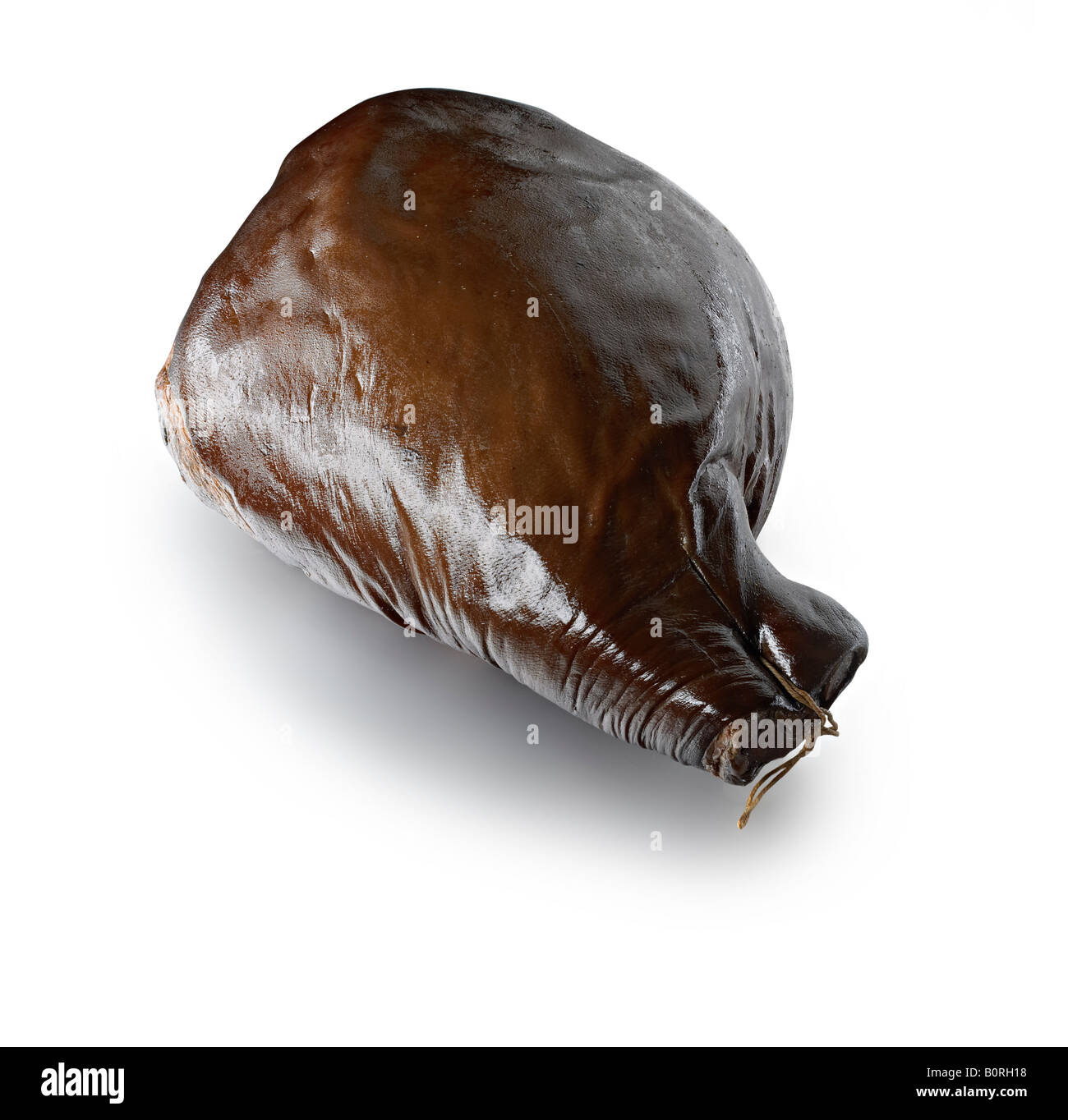 cured ham whole cut out Stock Photo - Alamy