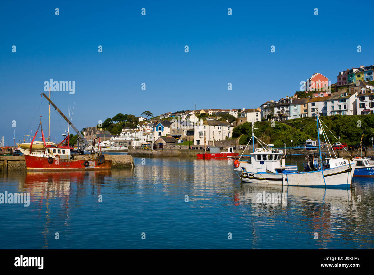 Beautiful fishing port of brixham hi-res stock photography and images ...
