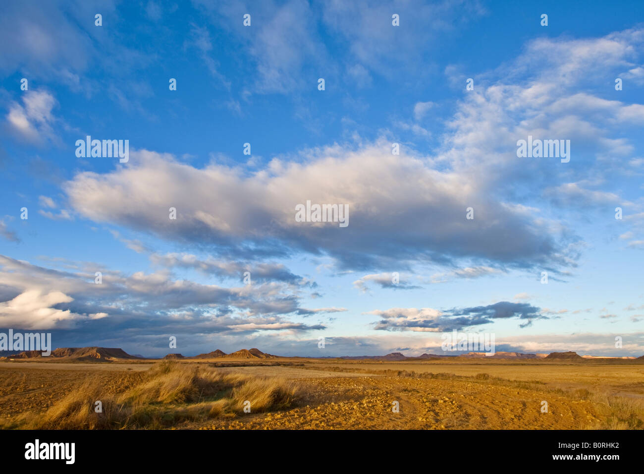 Hills under the cloudy sky in spring season Stock Photo - Alamy