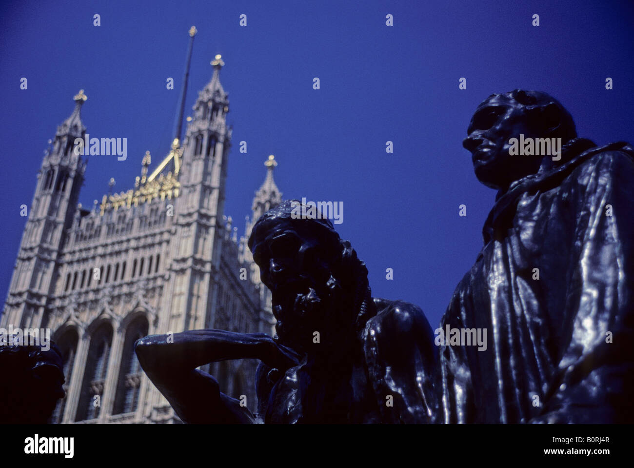 The Burghers of Calais in Victoria Tower Gardens, Westminster, London ...