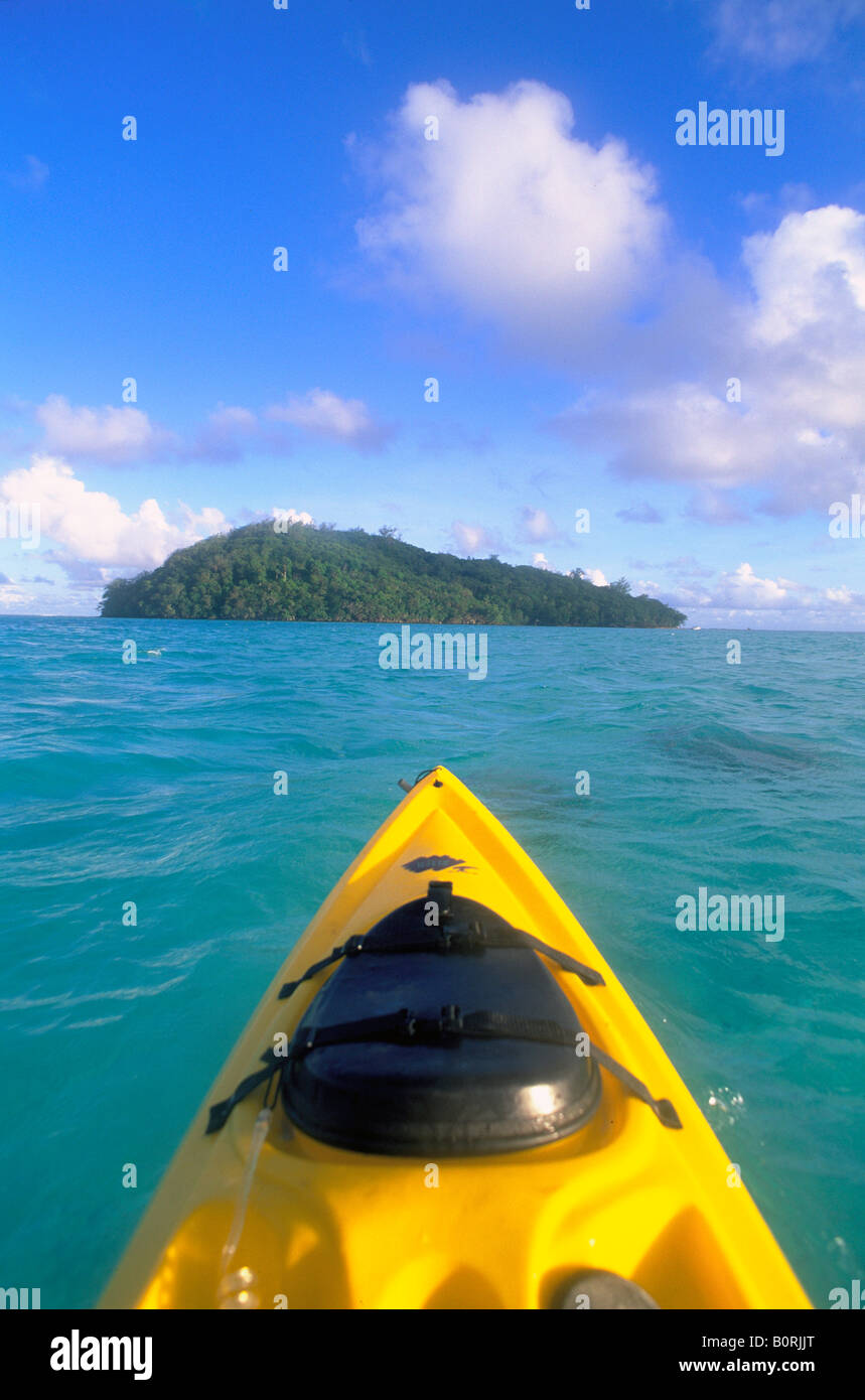 Kayak Kadavu Fiji Stock Photo - Alamy