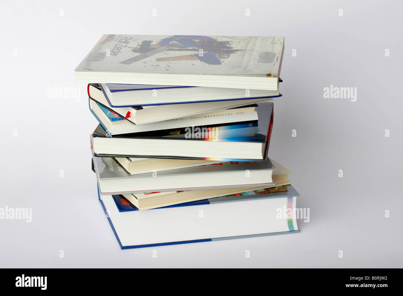 Pile of colourful books hi-res stock photography and images - Alamy