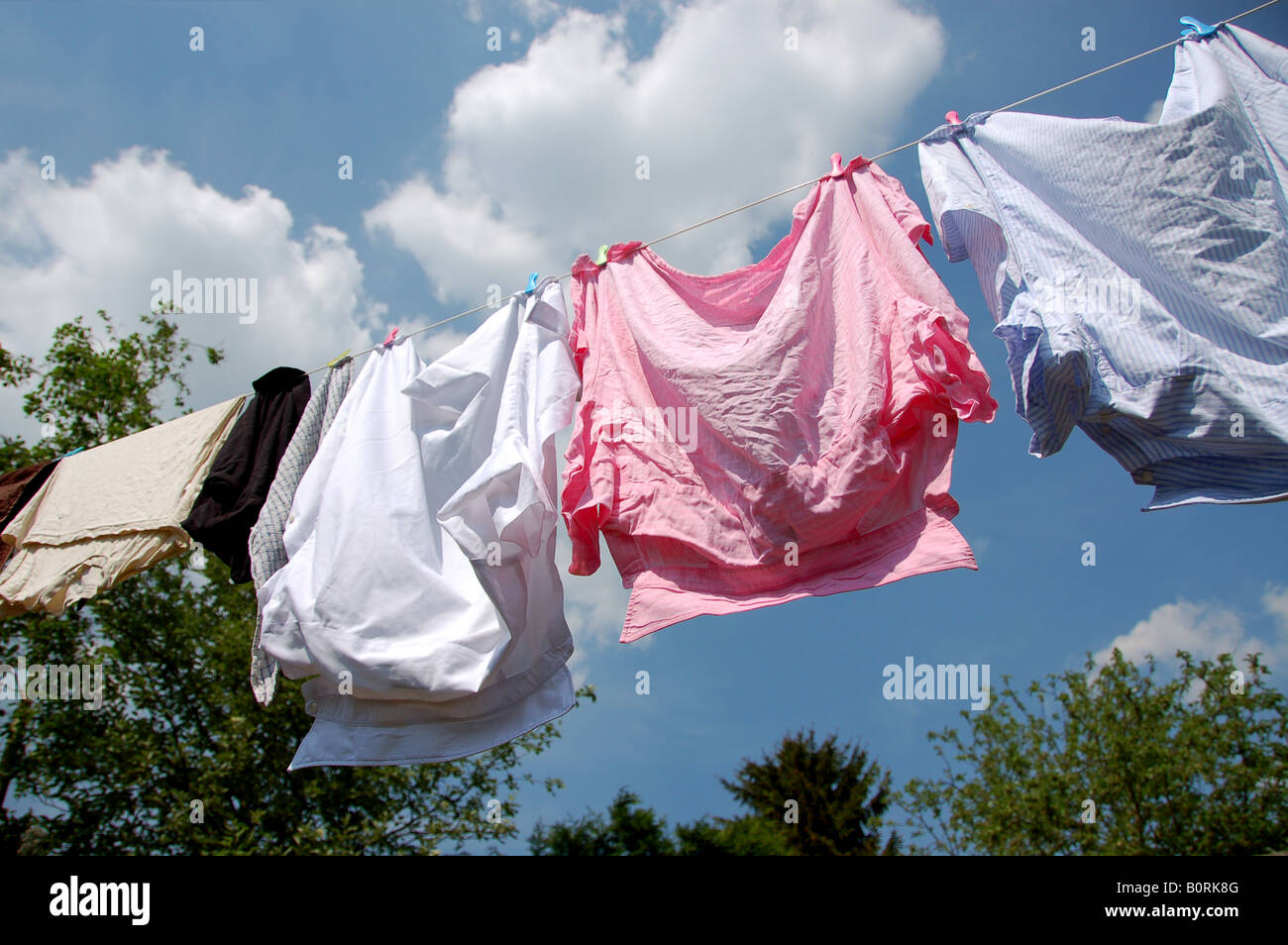 Laundry washing dry drying hi-res stock photography and images - Alamy