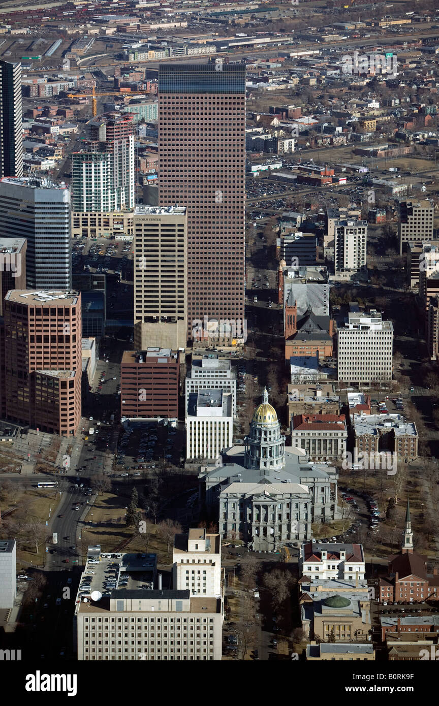 Colorado state capitol from above hi-res stock photography and images ...