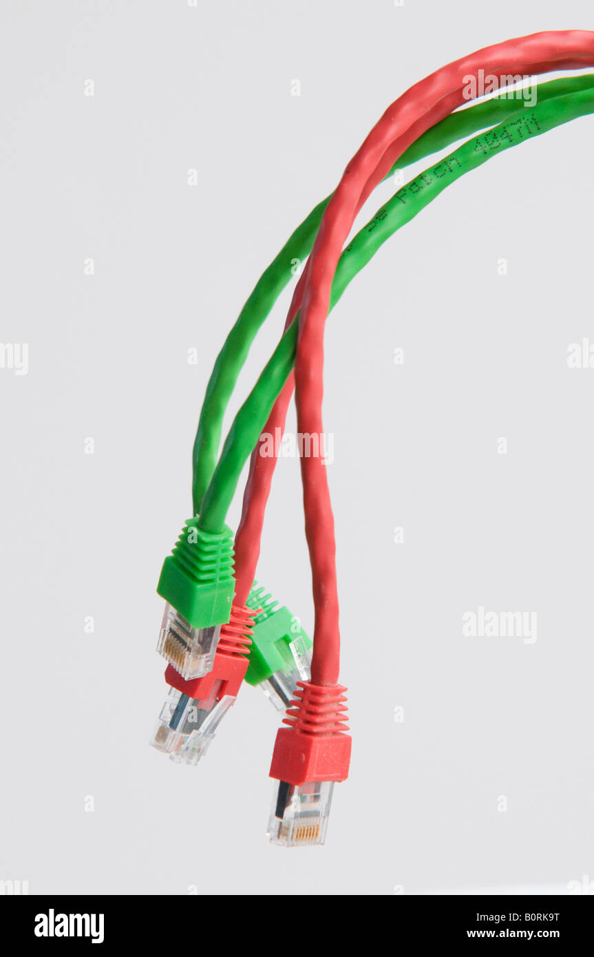 Cat5 Wiring ! Stock Photo - Alamy