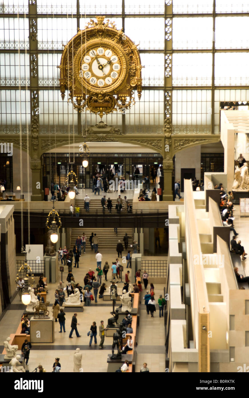 The Orsay Museum in Paris France is in a converted railroad station and ...