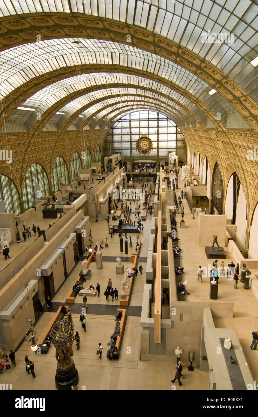 The Orsay Museum in Paris France is in a converted railroad station and ...
