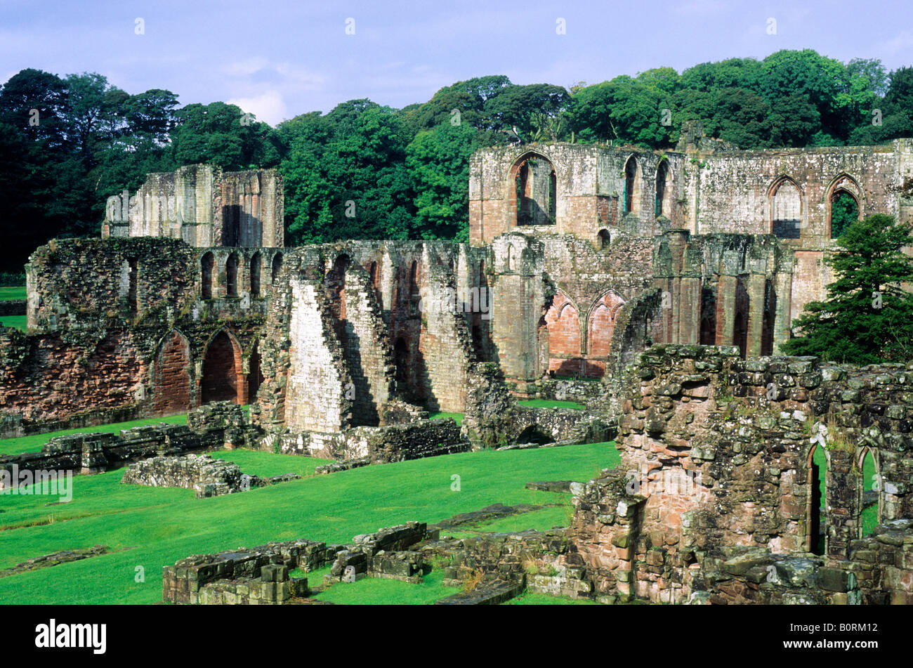 Furness Abbey Cumbria Medieval Cistercian monastic ruins England UK ...