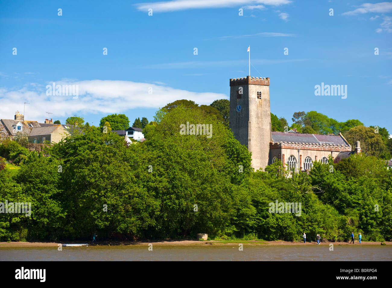 Church Of St Gabriel at Stoke Gabriel Devon UK Stock Photo - Alamy