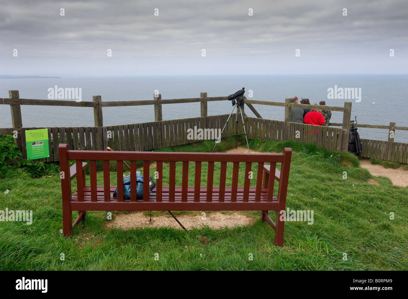 Jubilee Corner public viewing point at RSPB Bempton Cliffs reserve ...