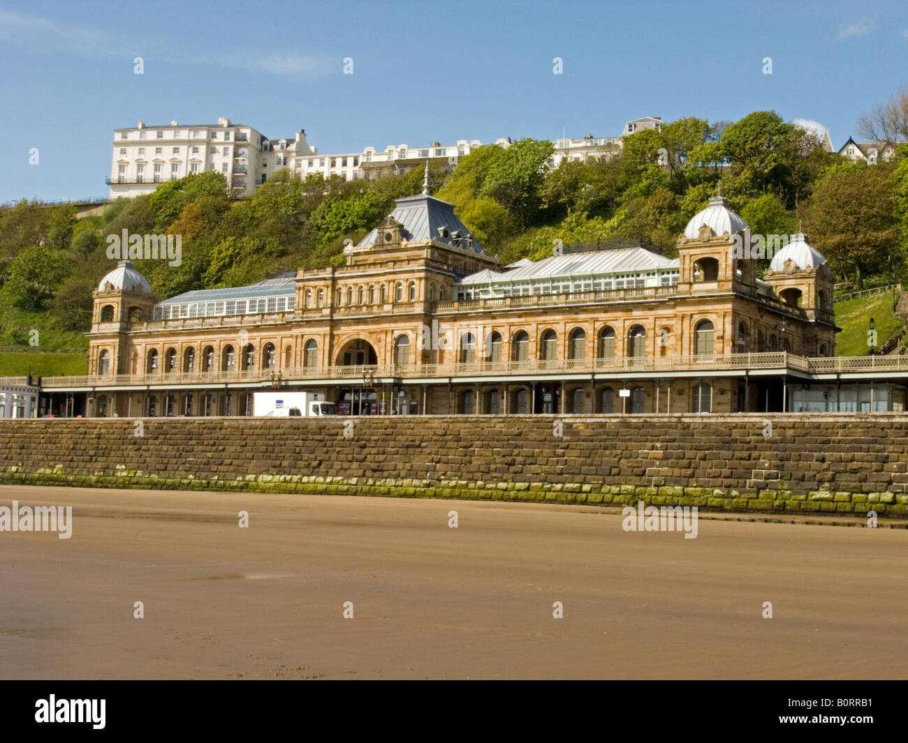 Spa Building, South Bay, Scarborough Stock Photo - Alamy