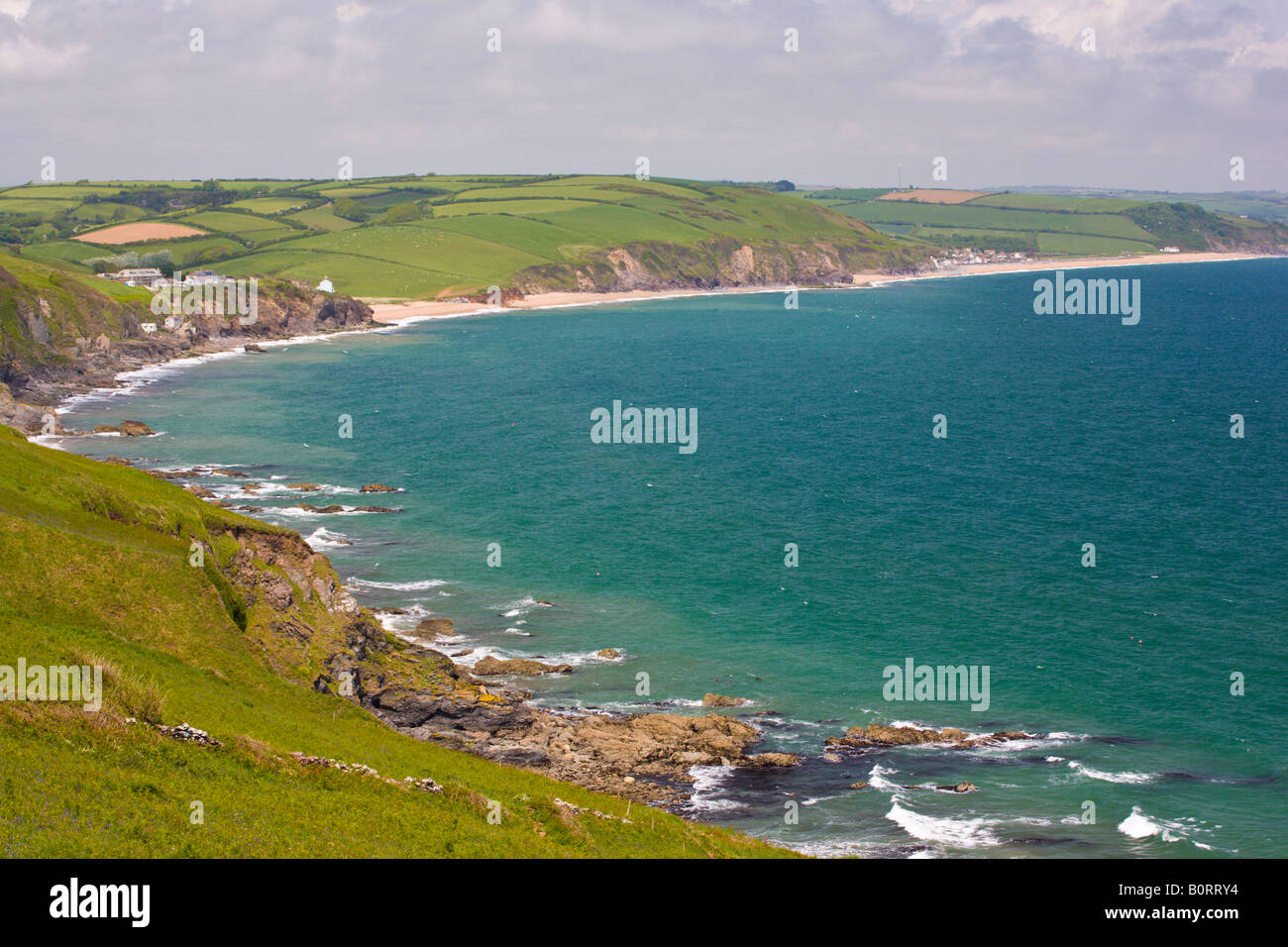 Start Bay as seen from Start Point Stock Photo - Alamy