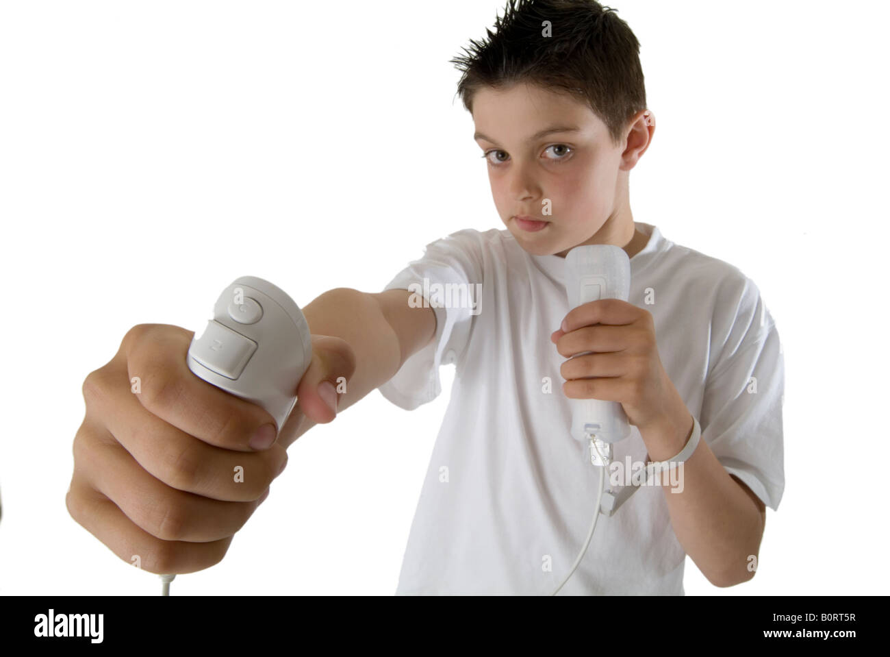 Kids playing nintendo wii hi-res stock photography and images - Alamy