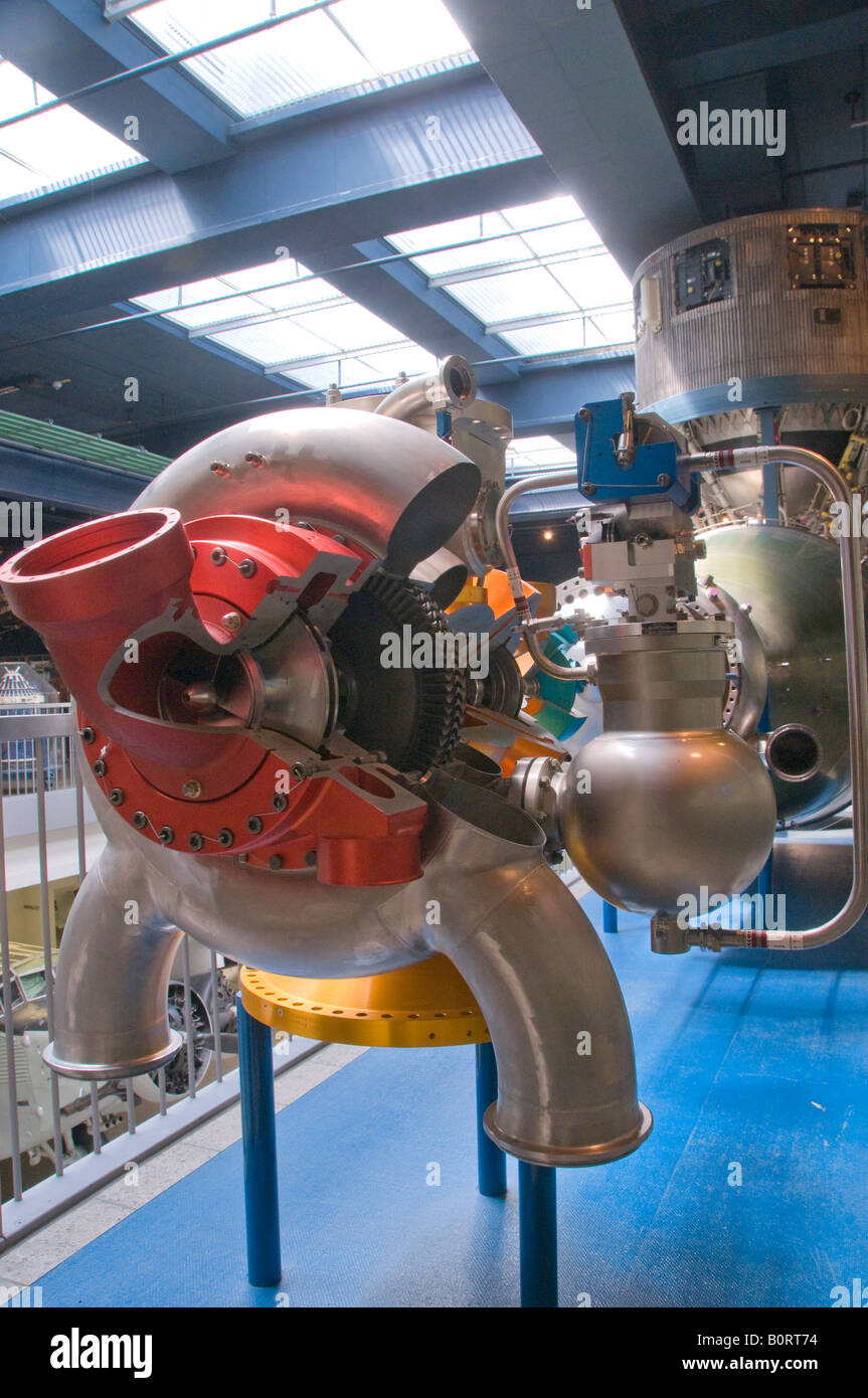 Motor device displayed inside the Deutsches Museum in the city of ...
