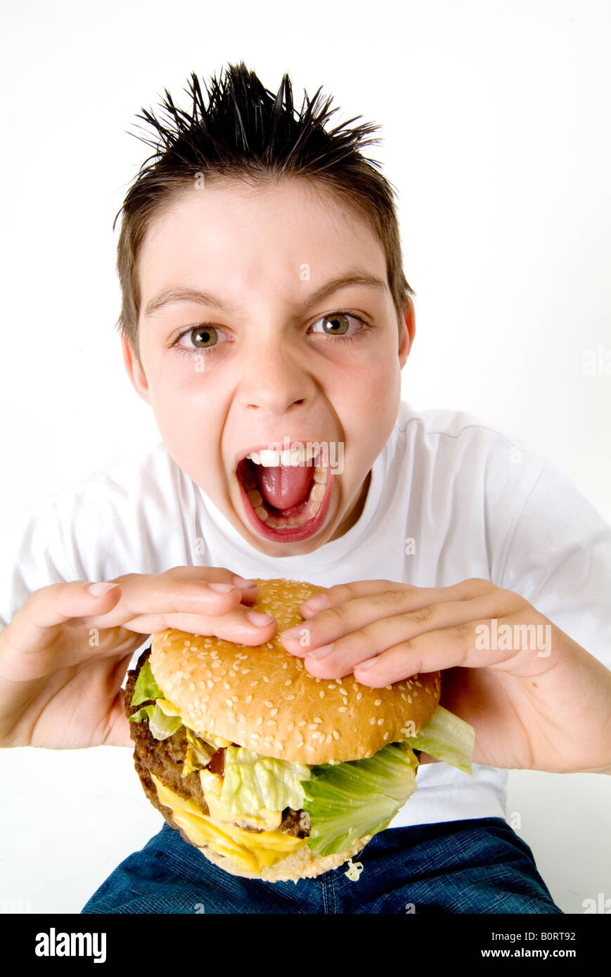 Children fast food marketing hi-res stock photography and images - Alamy