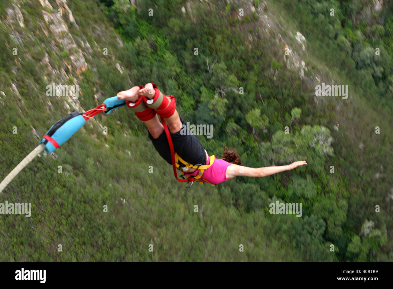 Bungee jump woman hi-res stock photography and images - Alamy