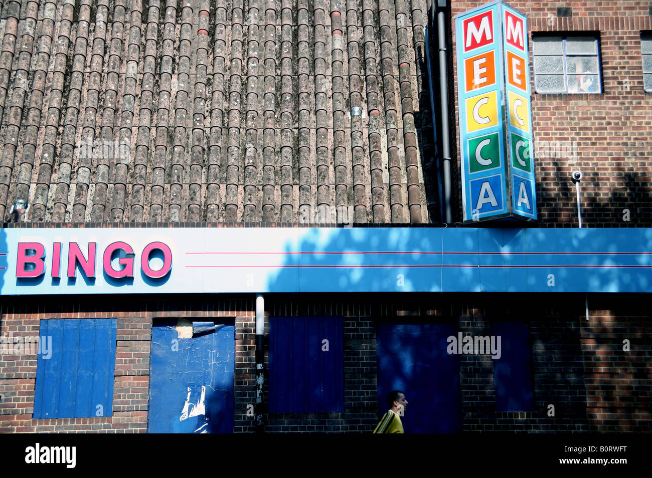 Detail of Mecca bingo hall in London Stock Photo - Alamy