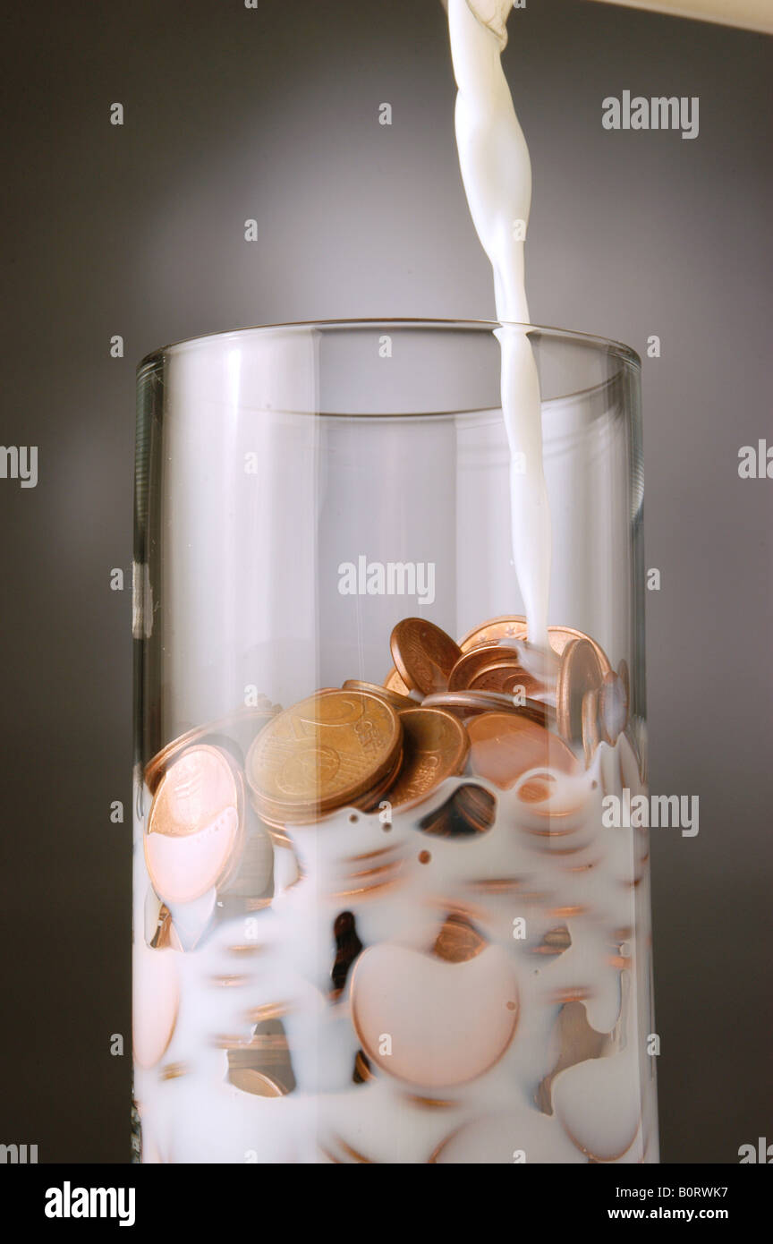 Expensive milk - Parmalat crash Stock Photo - Alamy