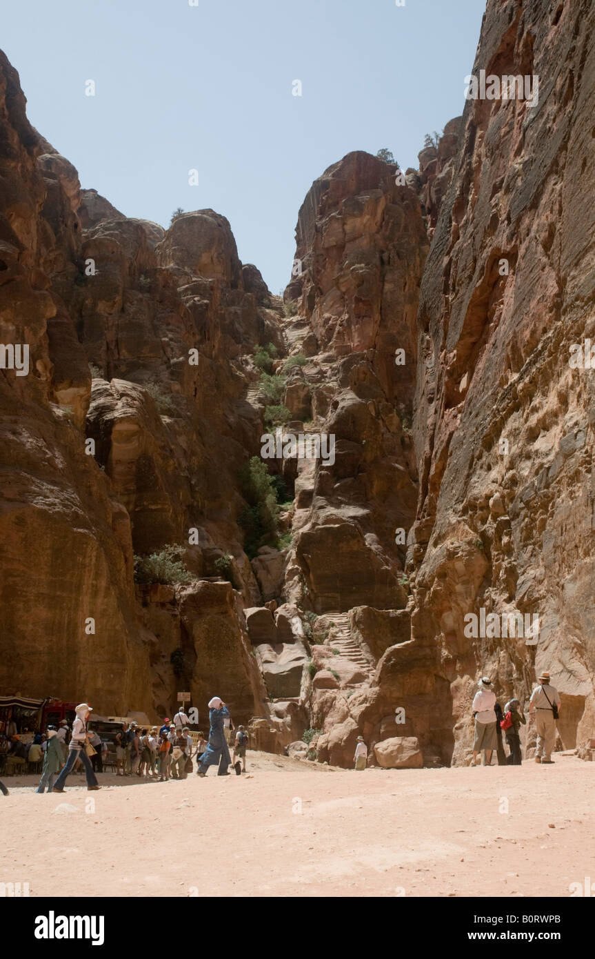Middle East Jordan Petra UNESCO World Heritage Site General view of the ...