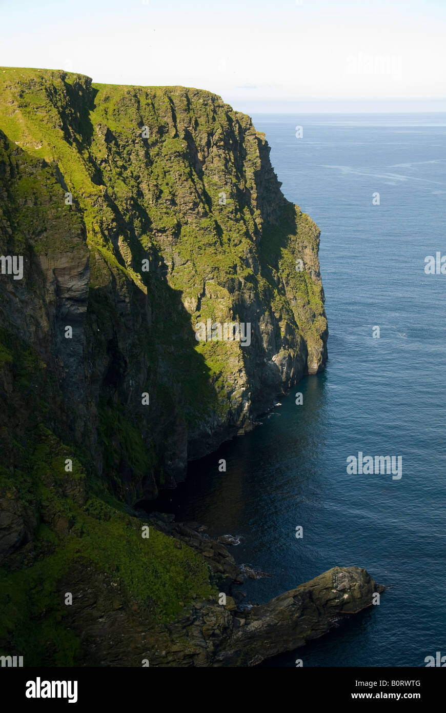 Cliffs at Fitful Head, Shetland Islands, Scotland, UK Stock Photo - Alamy