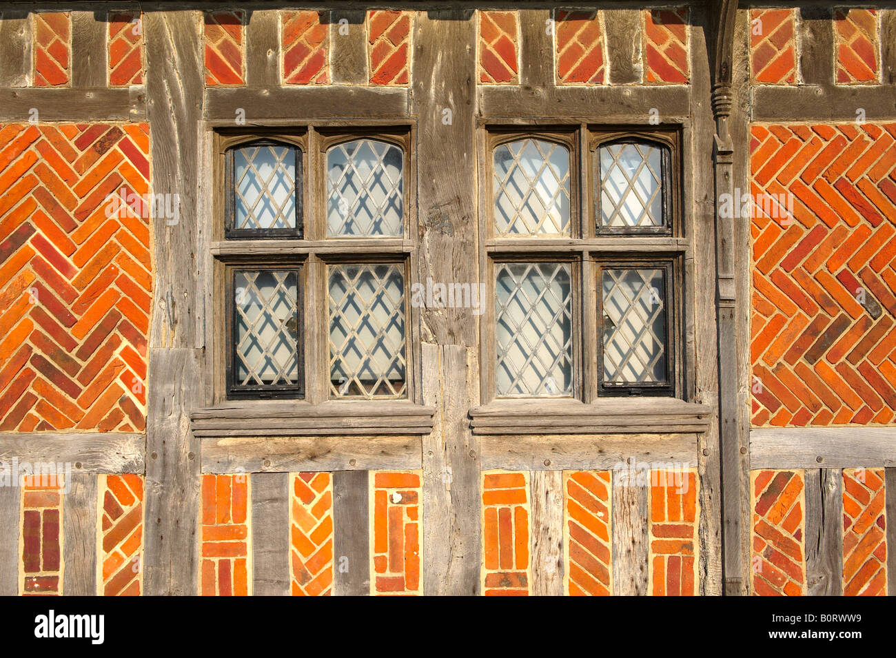 Window of an Elizabethan Moot house town hall - Aldeburgh Suffolk ...