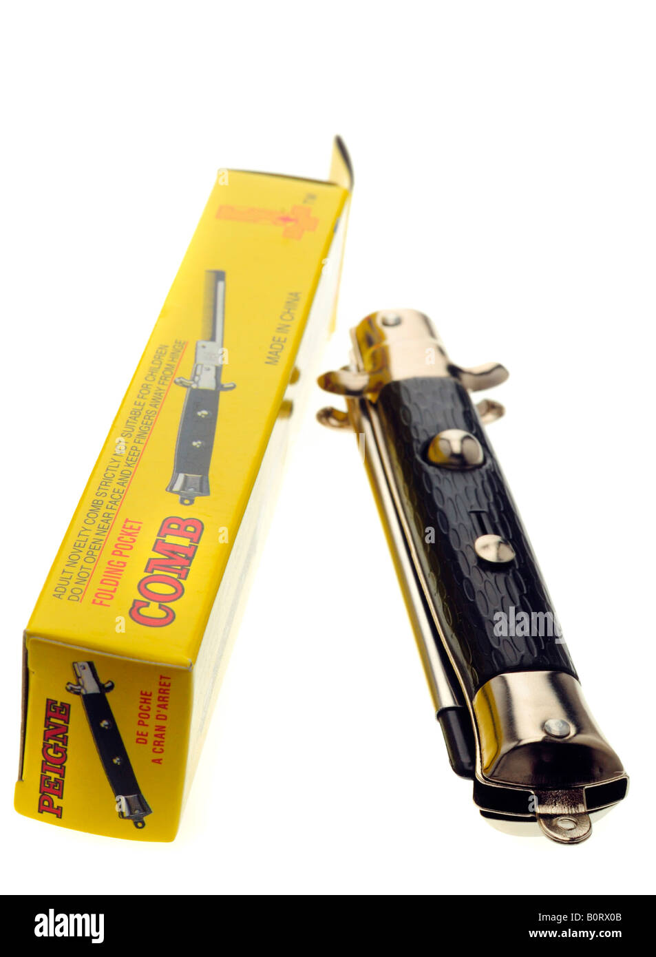 Joke Flick Comb Stock Photo - Alamy