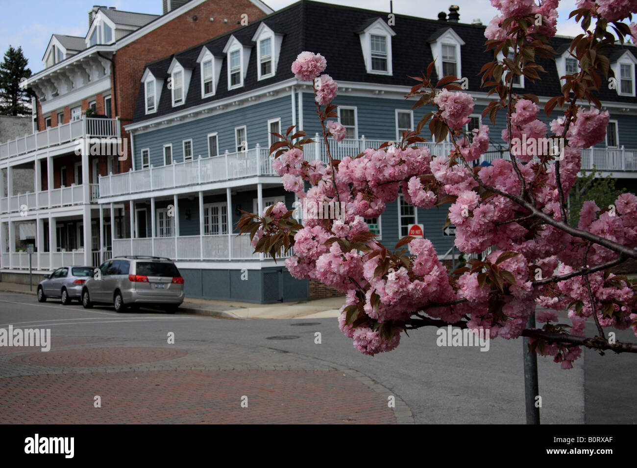 Colonial architecture in spring hi-res stock photography and images - Alamy