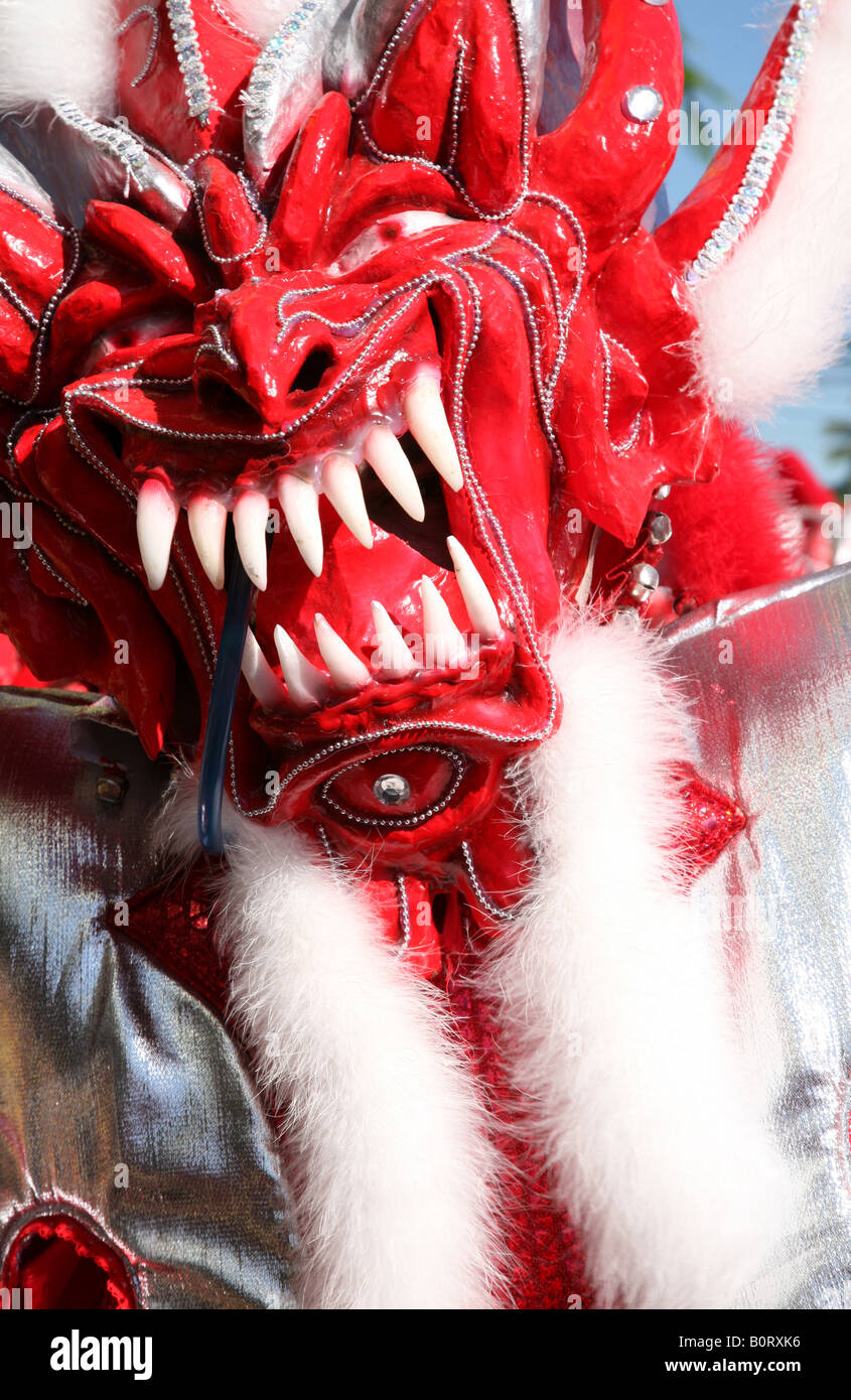 Red devil mask in carnival hi-res stock photography and images - Alamy