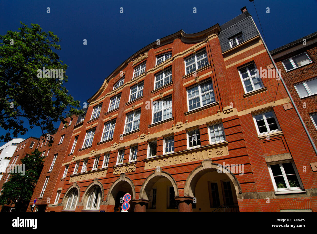 Historic library in Hamburg, Germany Stock Photo - Alamy