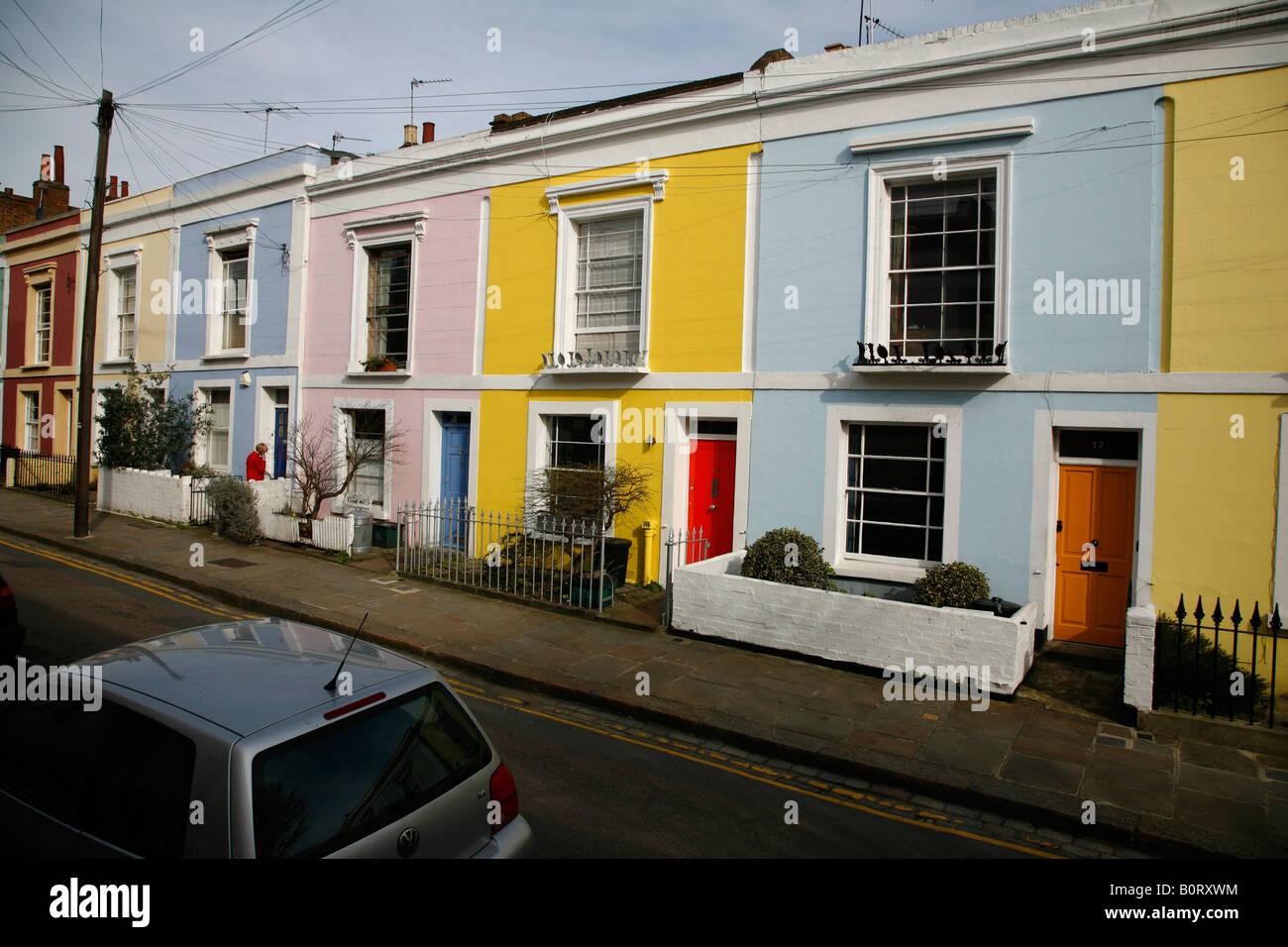 Leverton Street in Kentish Town, London Stock Photo - Alamy