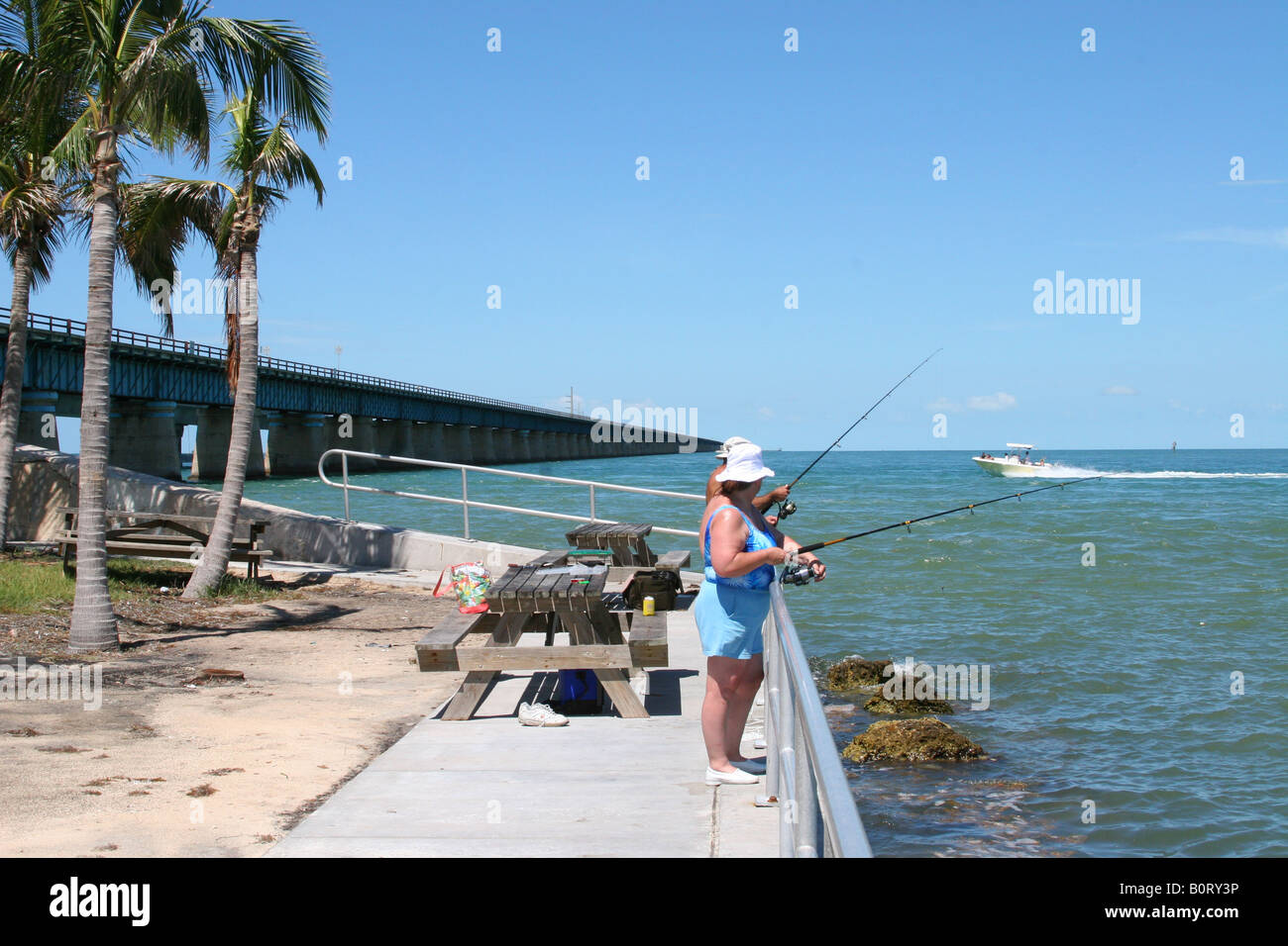 Nine Mile Bridge Florida USA Stock Photo - Alamy