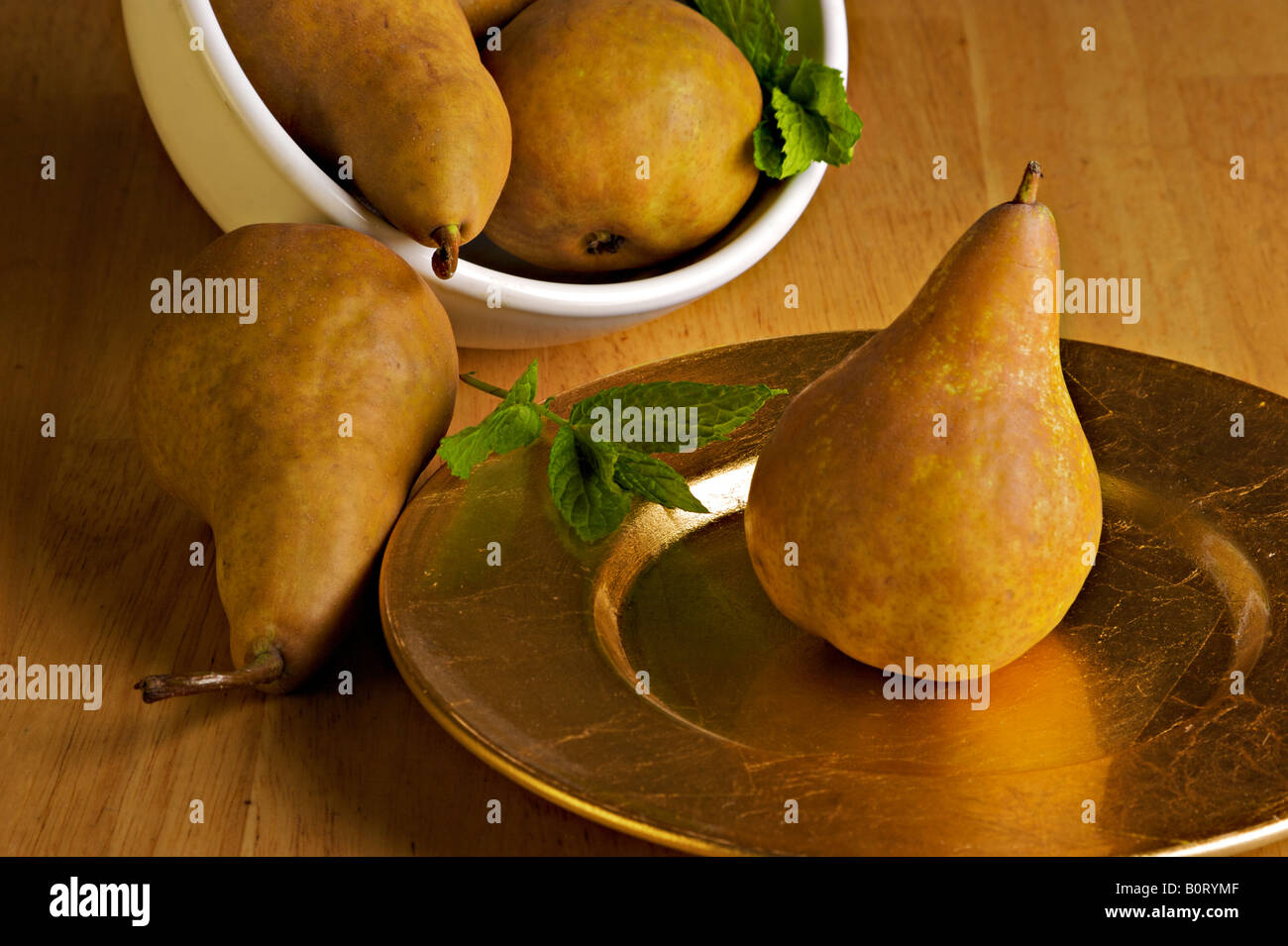 STILL LIFE WITH PEARS Stock Photo - Alamy