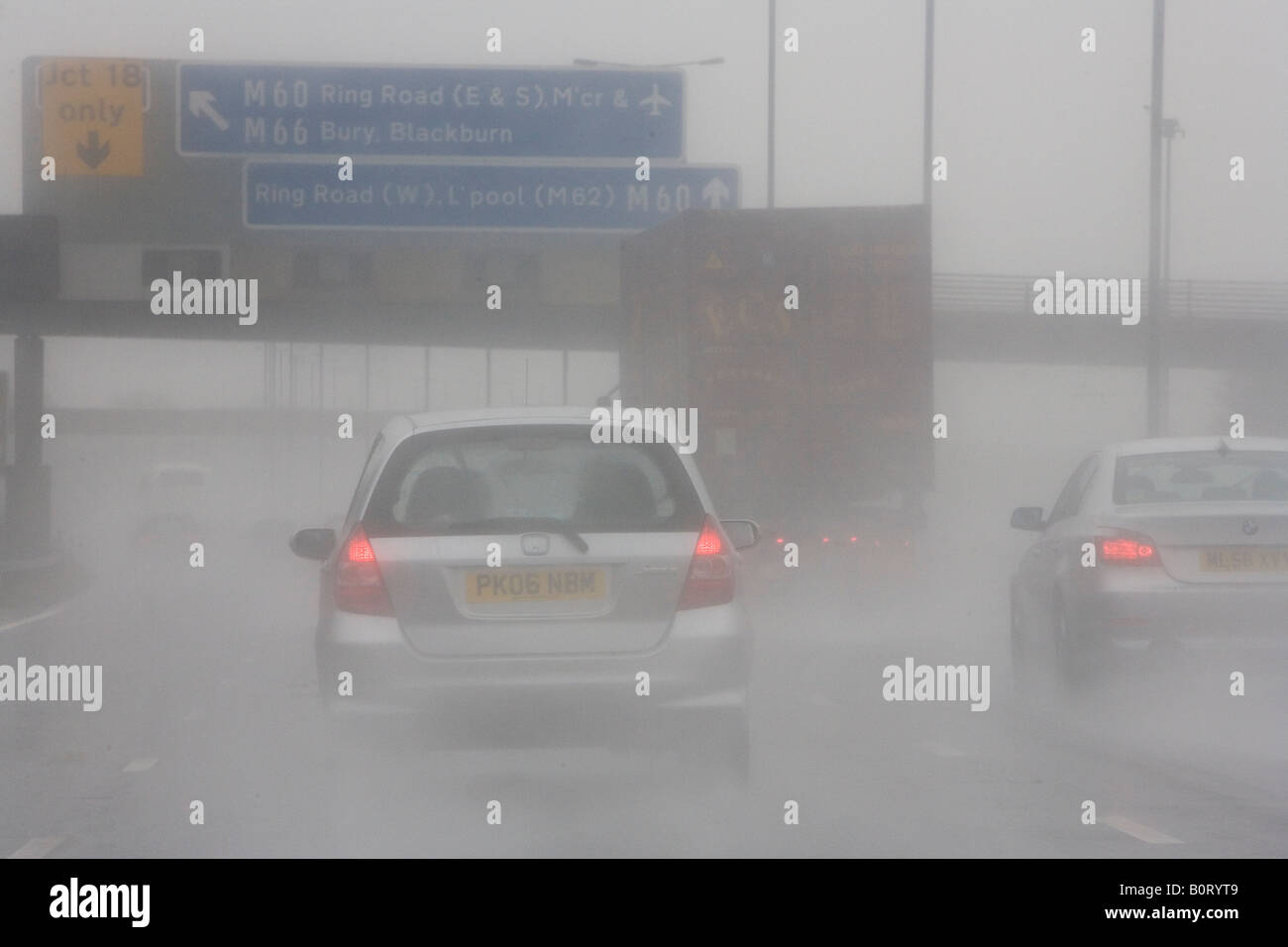 Bad driving conditions Stock Photo - Alamy