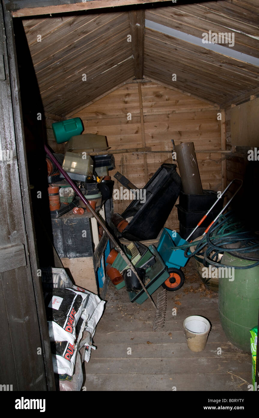 Messy Garden Shed High Resolution Stock Photography and Images - Alamy