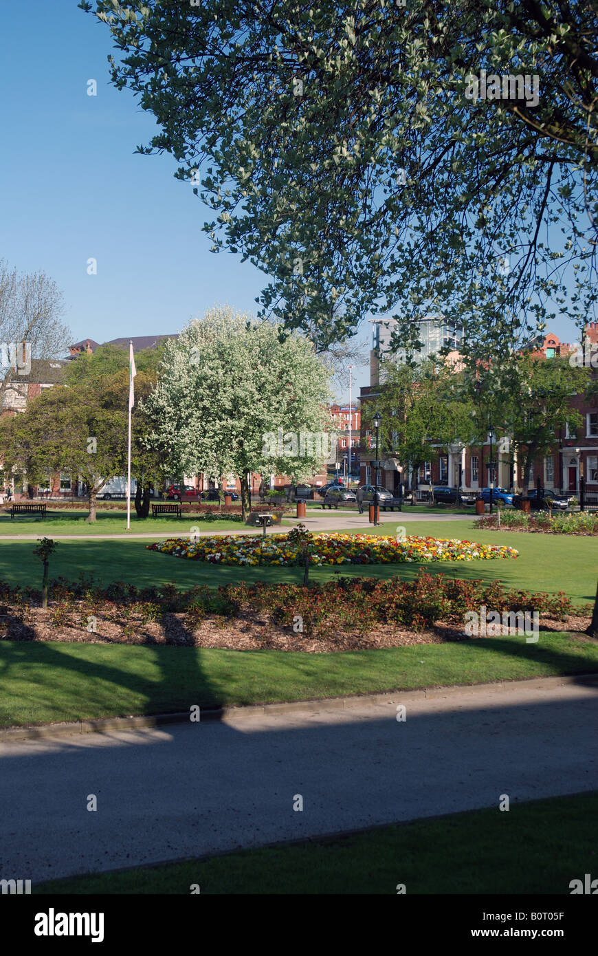 Leeds City Centre Park Stock Photo - Alamy