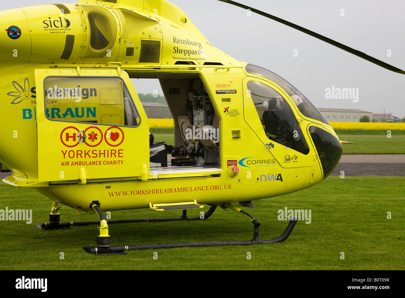 McDonnell Douglas MD900 Explorer G-SASH helicopter on the ground ...
