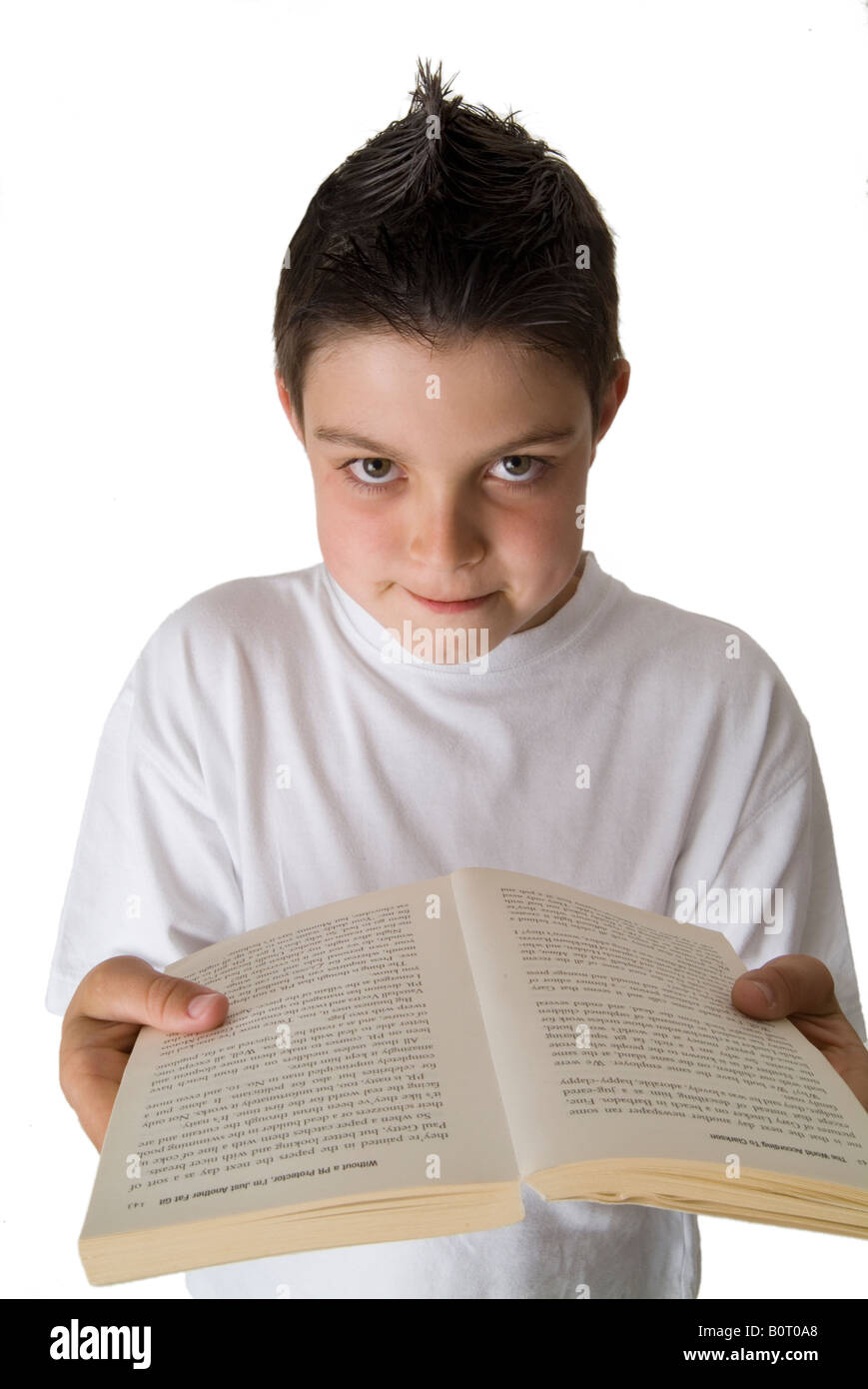 boy child reading book read reader literacy concentrate concentration ...