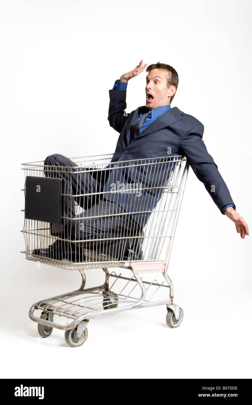 Businessman making scared face hi-res stock photography and images - Alamy