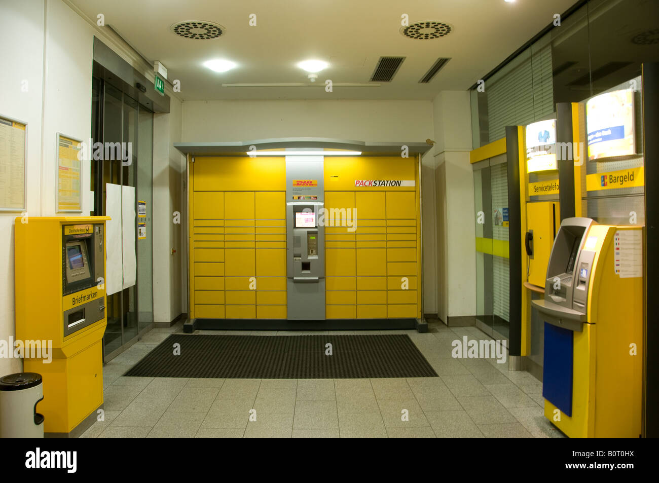 ATM bank cashpoint room in Munich Germany Stock Photo - Alamy