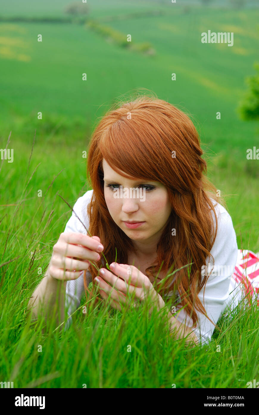 Female Thinking Stock Photo - Alamy